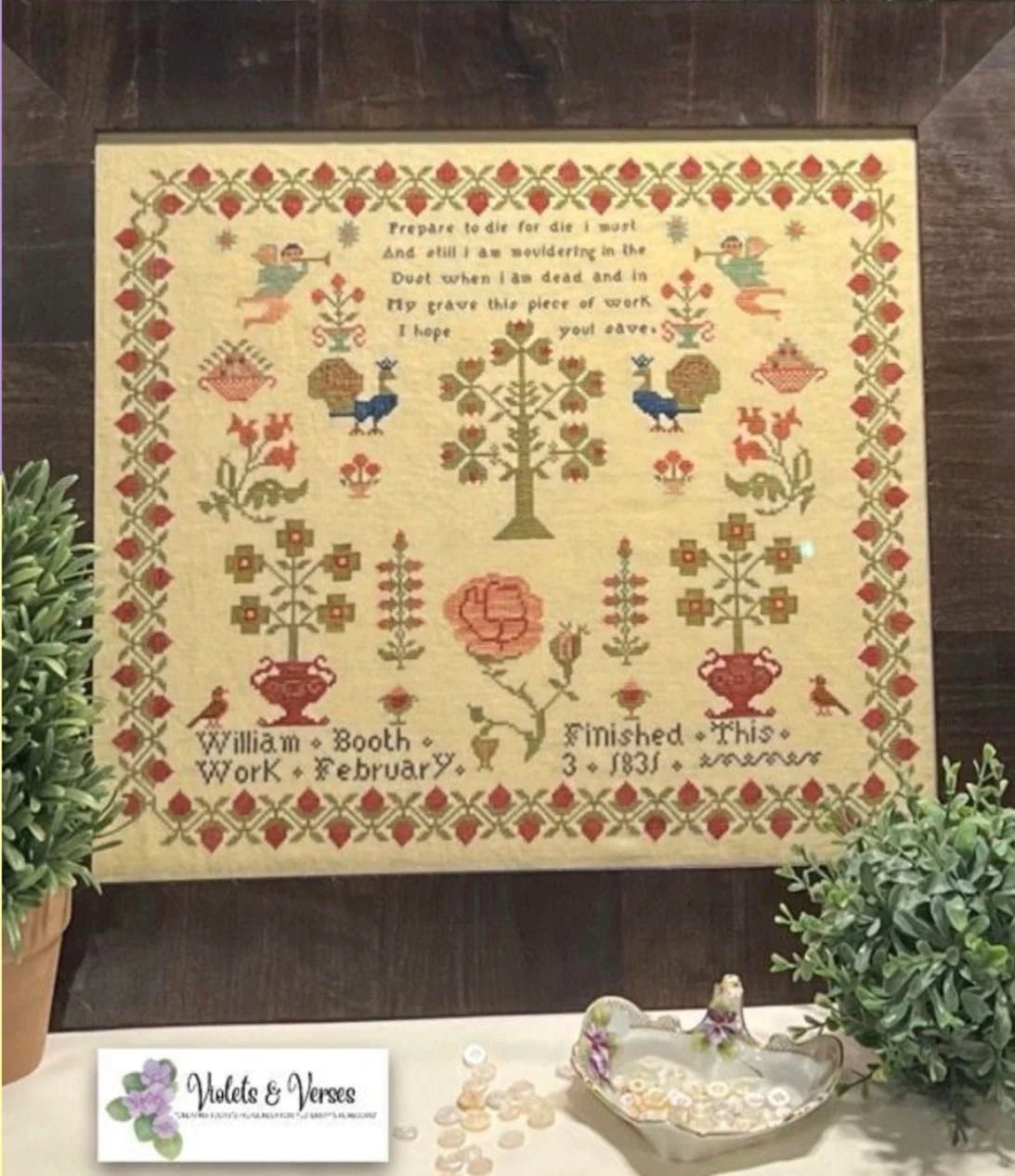 William Booth 1831 by Violets & Verses – BeStitchMe