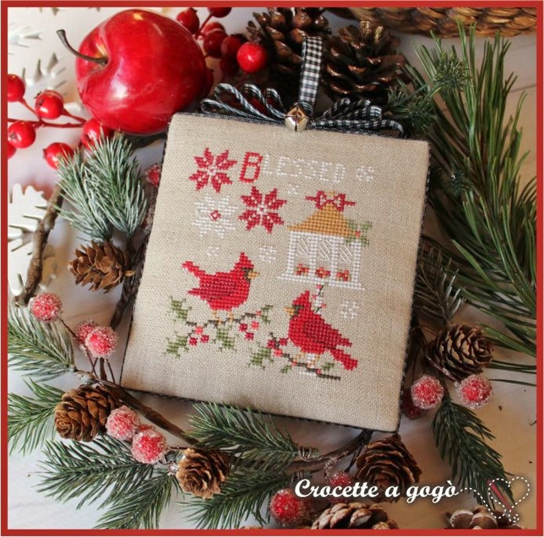 Cardinali 12 Christmas Vintage Series by Crocette a gogo – BeStitchMe