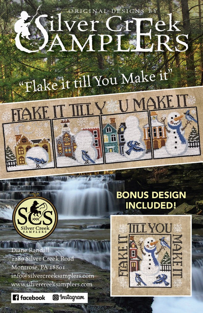 Flake it till You Make it by Silver Creek Samplers – BeStitchMe