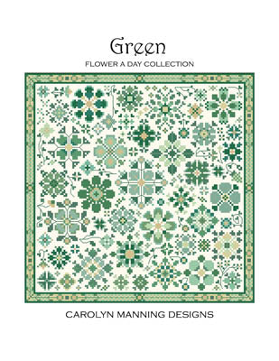 Green-Flower a Day Collection by Carolyn Manning Designs – BeStitchMe