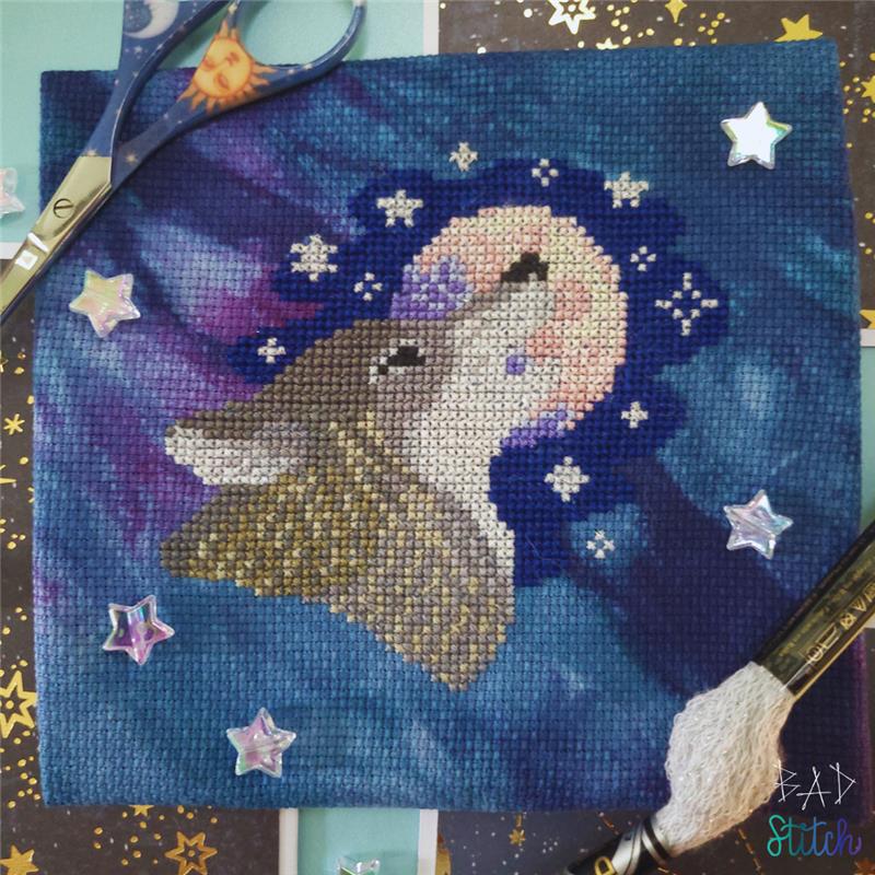 Howling Wolf by BAD Stitch – BeStitchMe