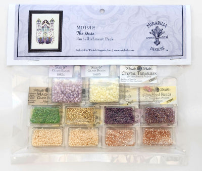 The Muse by Mirabilia Embellishment Pack – BeStitchMe