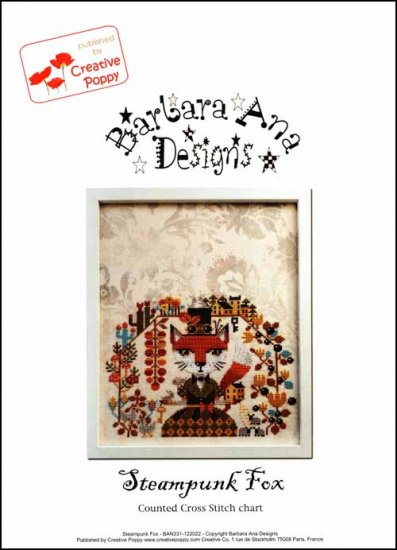 Steampunk Fox by Barbara Ana Designs – BeStitchMe
