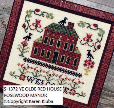 Ye Olde Red House Sampler by Rosewood Manor – BeStitchMe