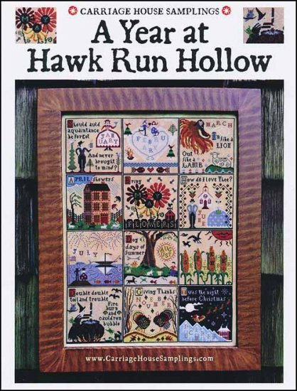 A Year at Hawk Run Hollow by Carriage House Samplings – BeStitchMe
