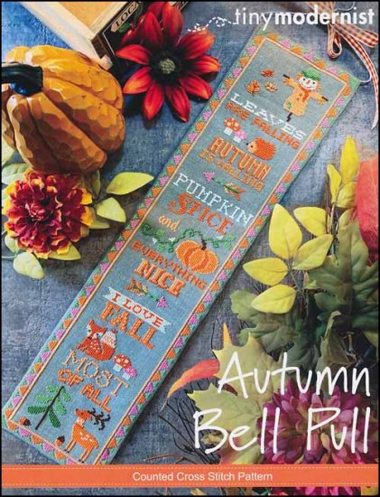 Autumn Bell Pull by tiny modernist – BeStitchMe
