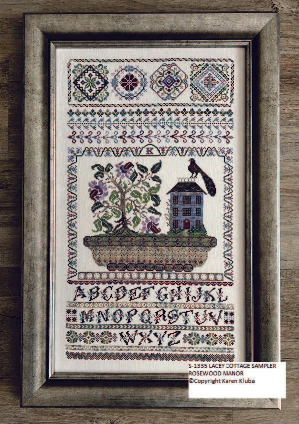 LACEY COTTAGE SAMPLER by Rosewood Manor – BeStitchMe