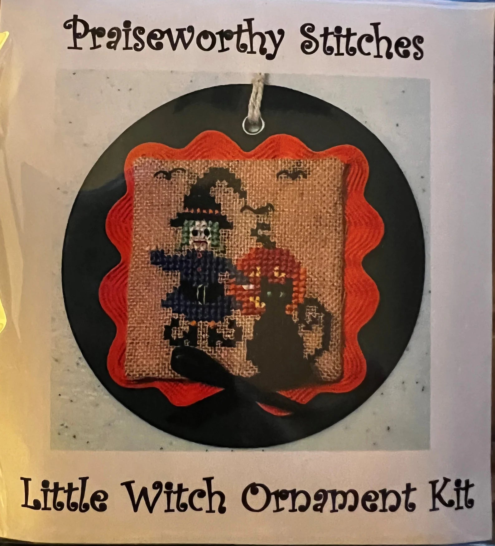Little Witch Ornament Kit by Praiseworthy Stitches – BeStitchMe