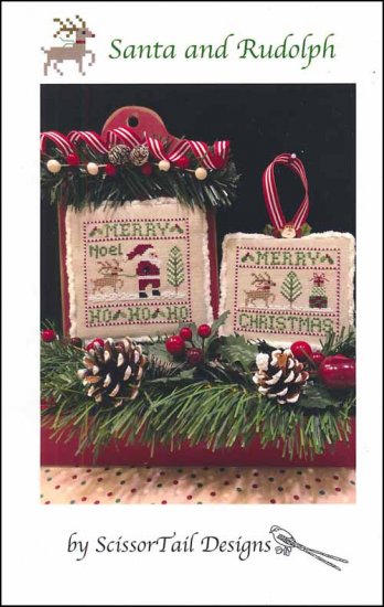 Santa and Rudolph by ScissorTail Designs – BeStitchMe