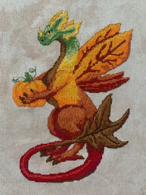 Autumn Dragon by Ingleside Imaginarium – BeStitchMe