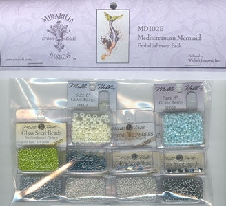 Mediterranean Mermaid Embellishment Pack – BeStitchMe